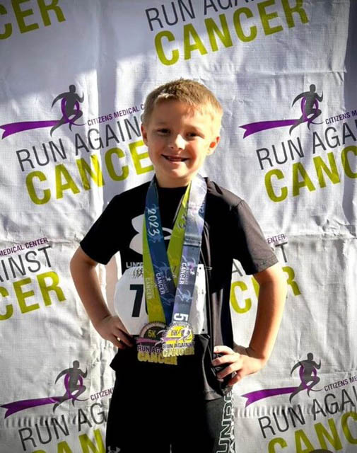 8-year-old runs to inspire others, overcome tragedy | The Victoria Advocate