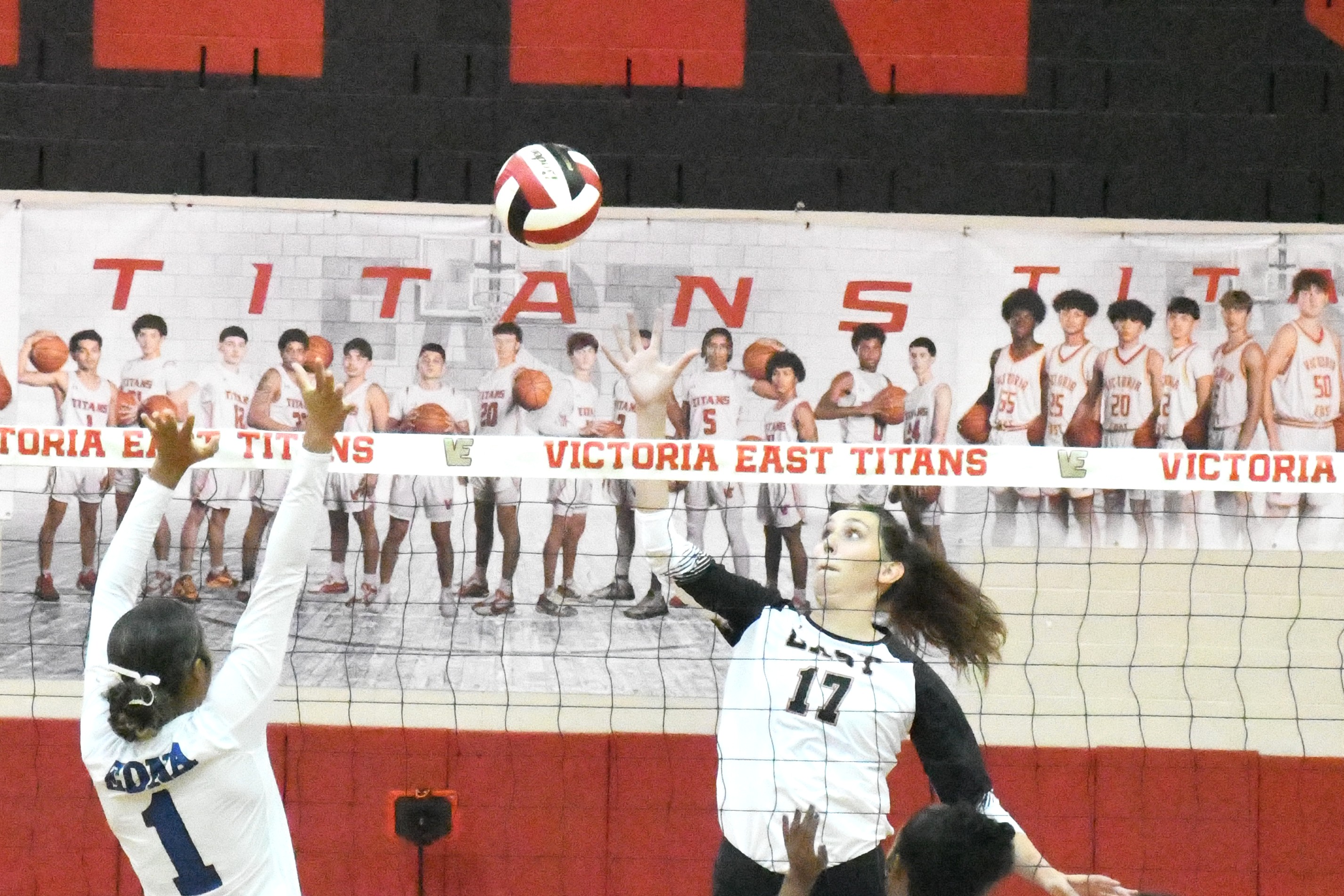 Lady Titans rally to beat Edna in home volleyball opener | The Victoria ...