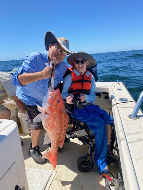 Victoria teen with cerebral palsy enjoys day of fishing after friend ...